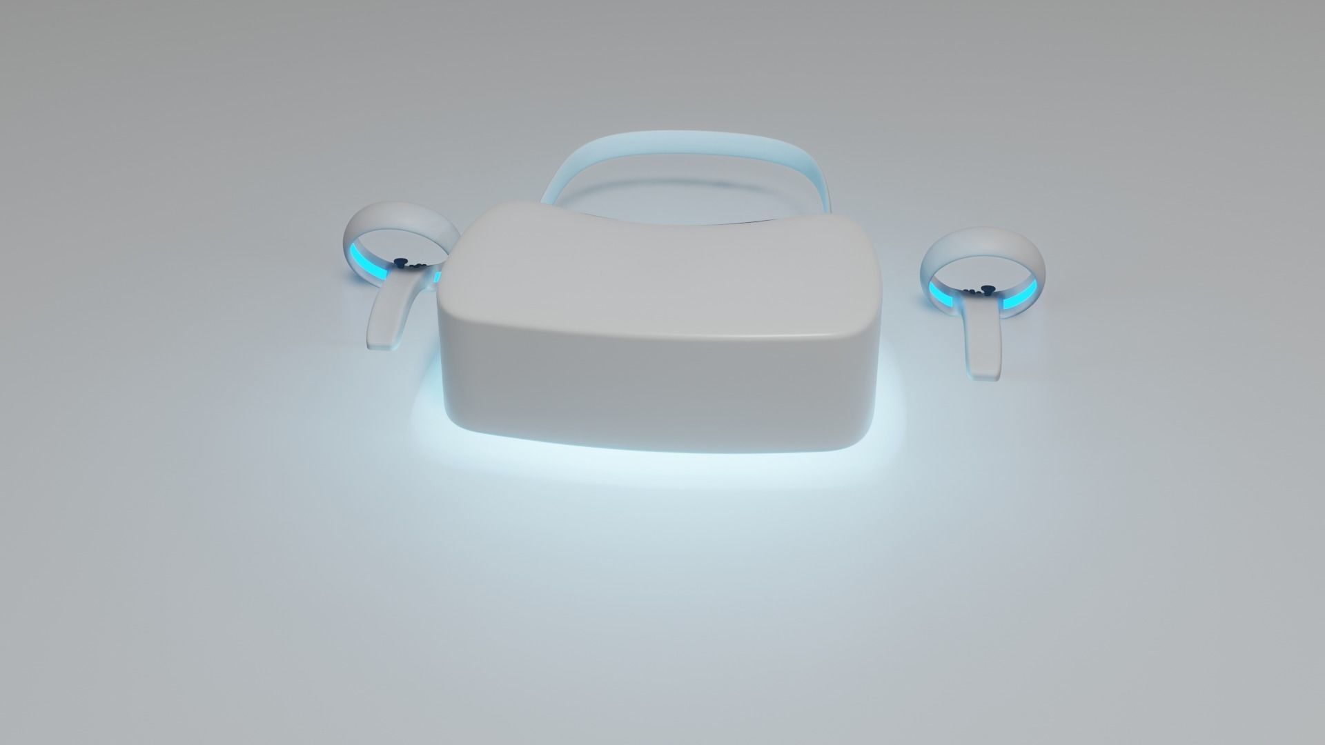 Simple VR headset 3D model | CGTrader