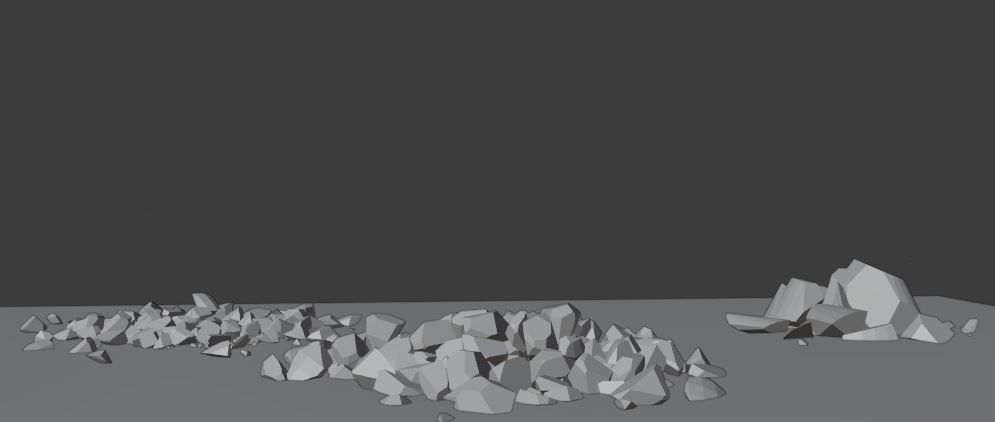 pile of rock free 3D model | CGTrader