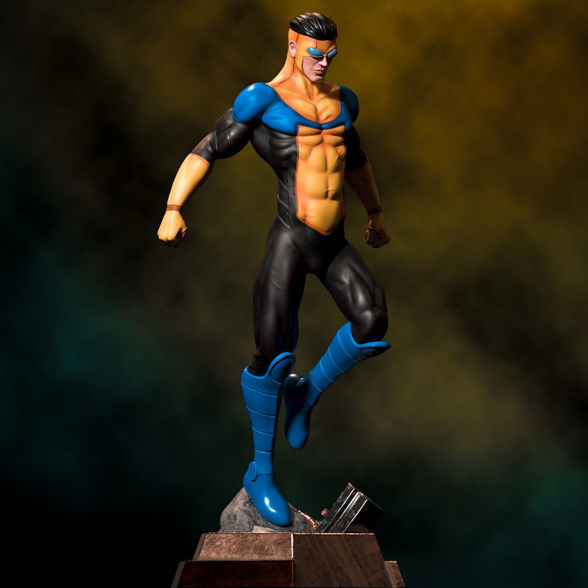 Fanart INVINCIBLE - Statue 3D model 3D printable | CGTrader