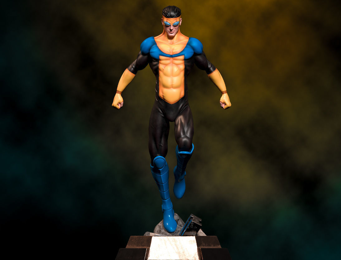 Fanart INVINCIBLE - Statue 3D model 3D printable | CGTrader