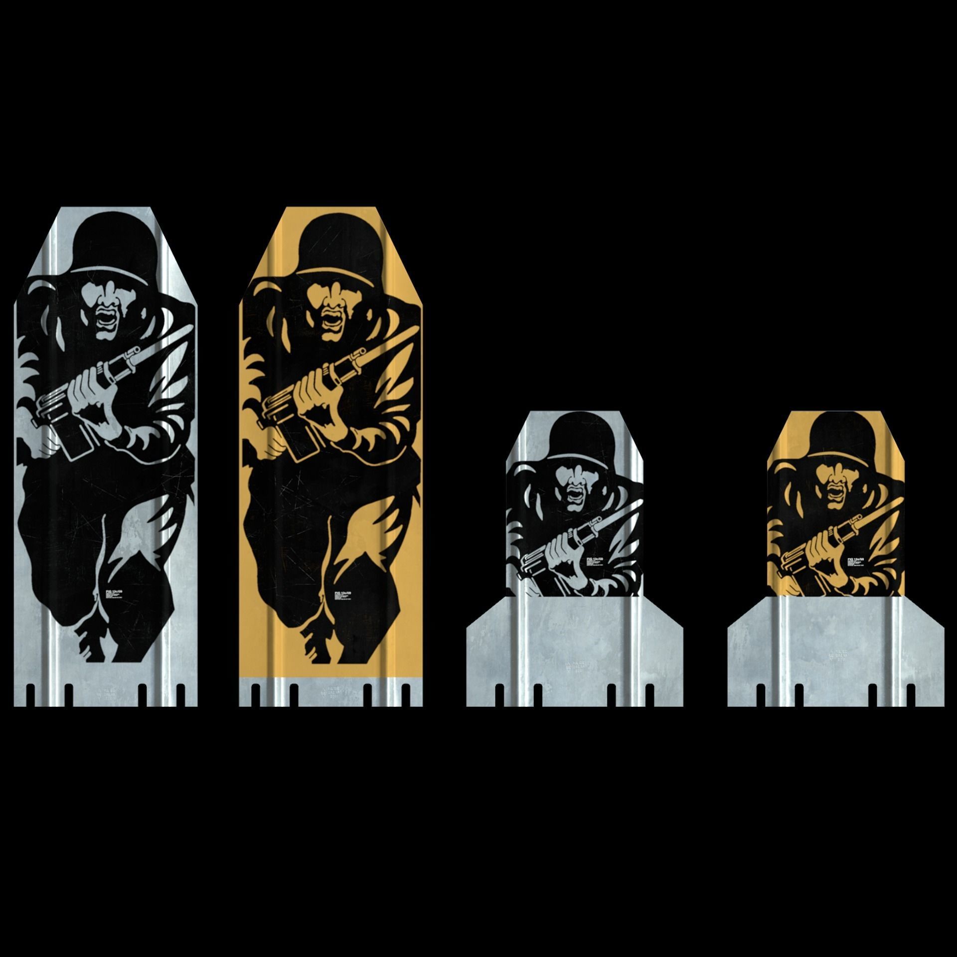 3D model Shooting Targets NATO VR / AR / low-poly | CGTrader