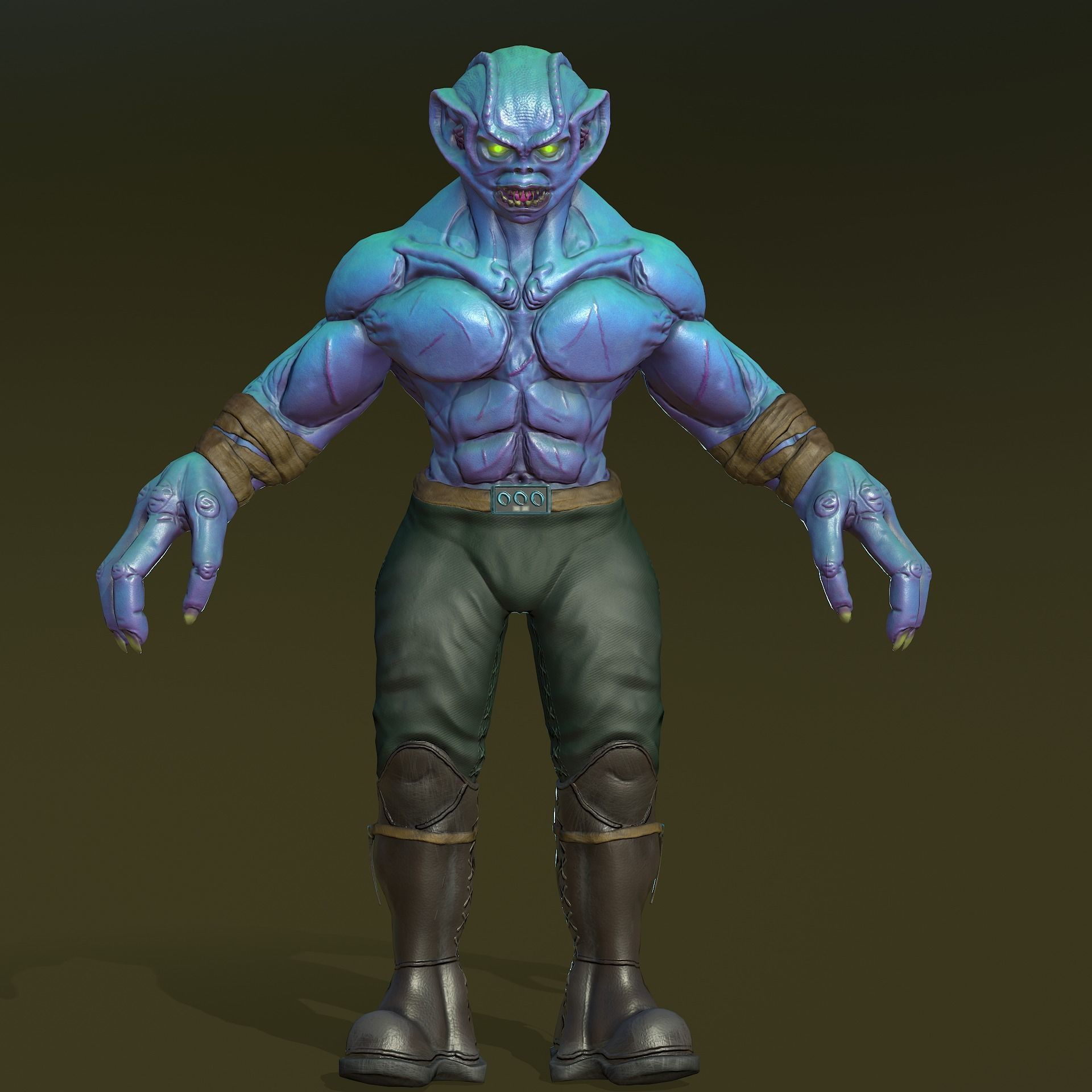 3D model Ahaga VR / AR / low-poly | CGTrader