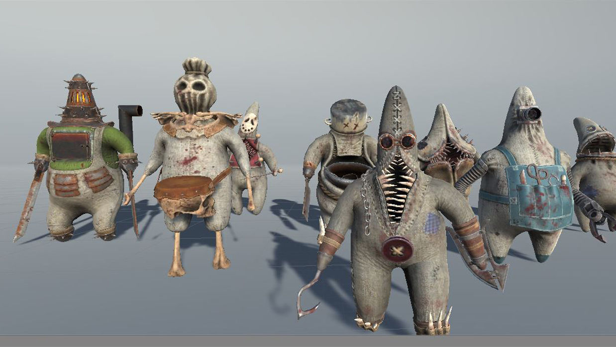 3D Model Collection Stitch Creatures Pack VR / AR / low-poly | CGTrader