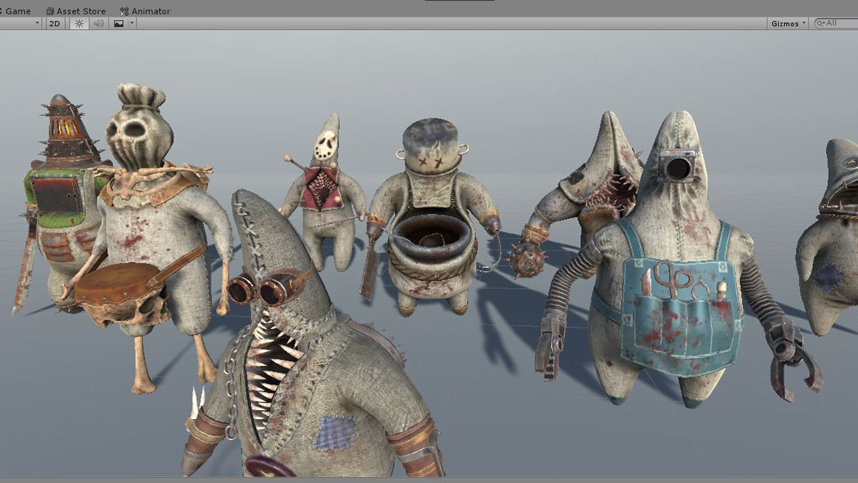 3D Model Collection Stitch Creatures Pack VR / AR / low-poly | CGTrader