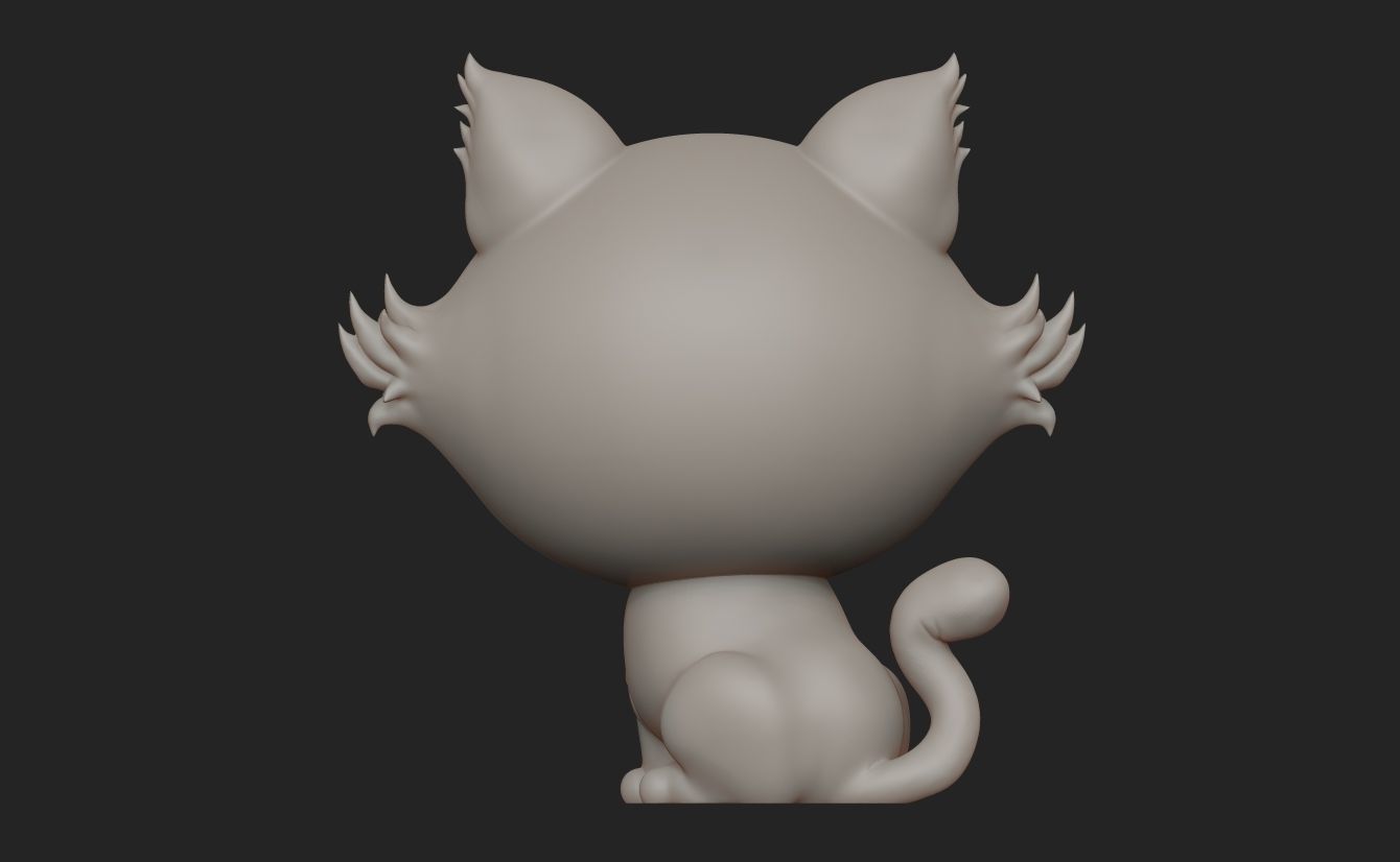 Monster Cat 3D Print 3D model 3D printable | CGTrader