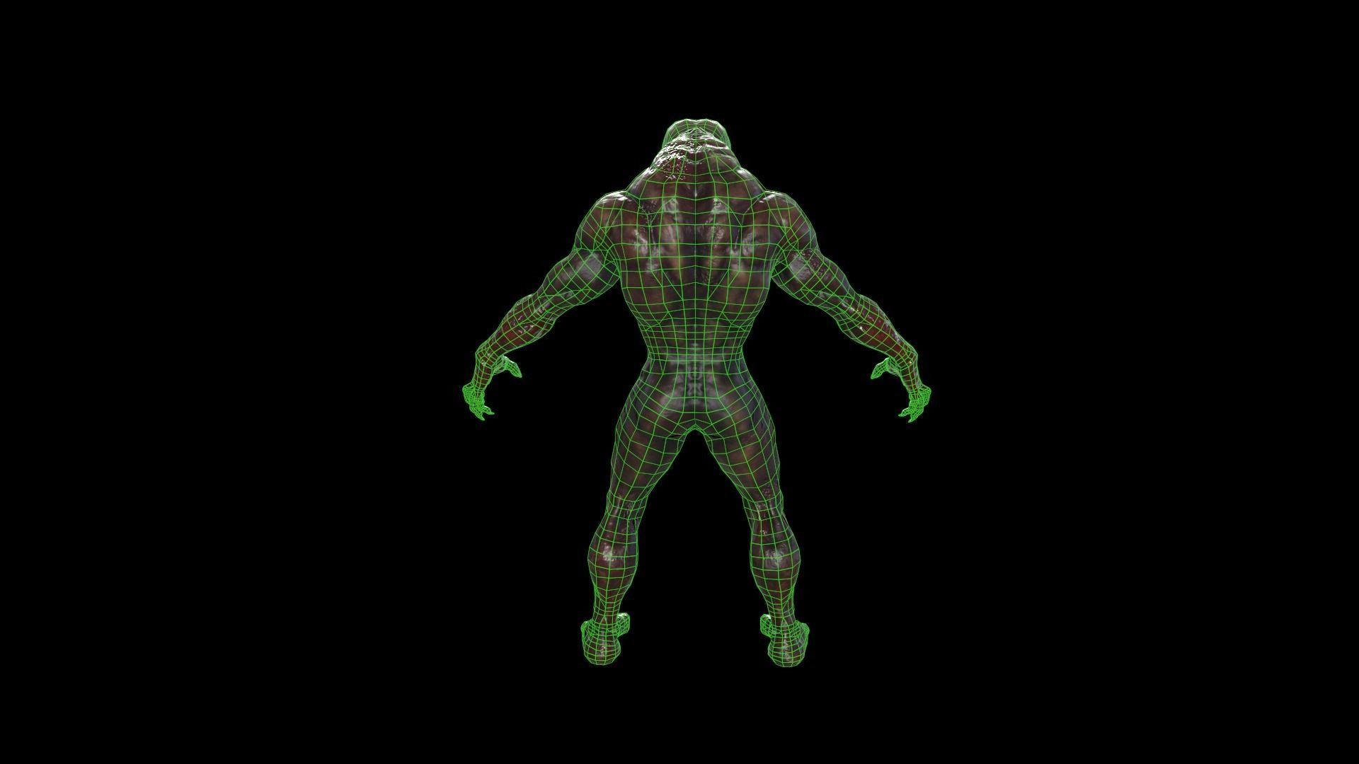3D model Big mutant VR / AR / low-poly | CGTrader