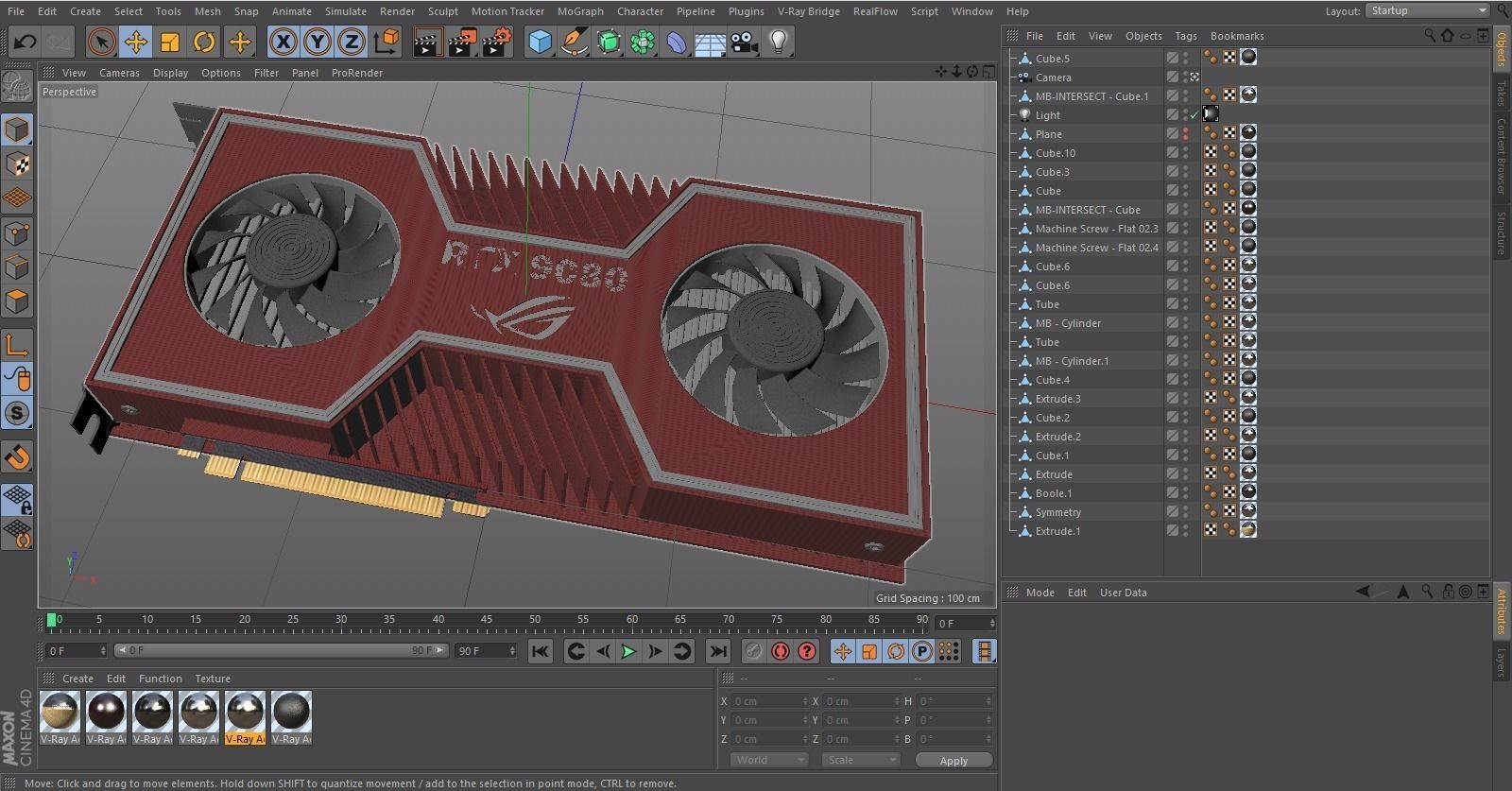 Graphic Card RTX 9080 Nvidia 3D model | CGTrader