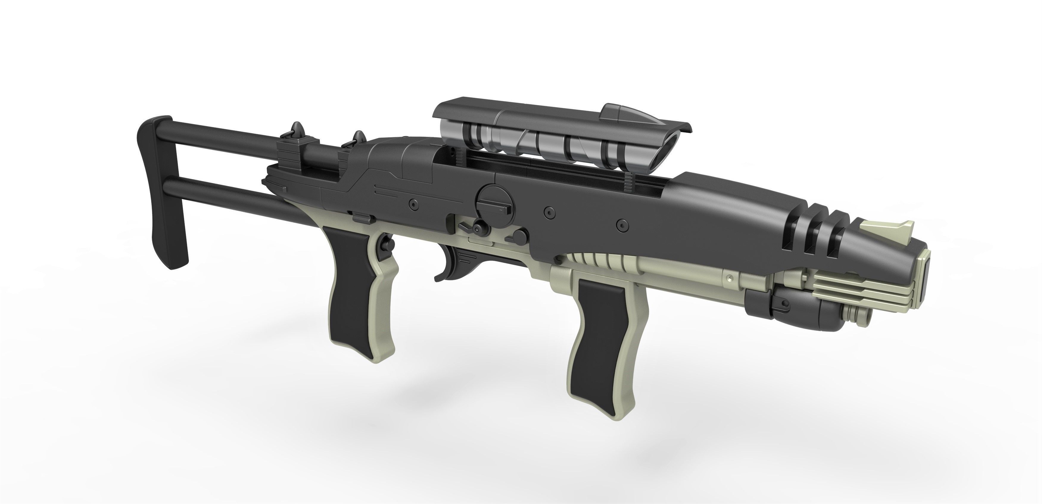 Hero MACO Particle Rifle from Star Trek Enterprise 3D model | CGTrader