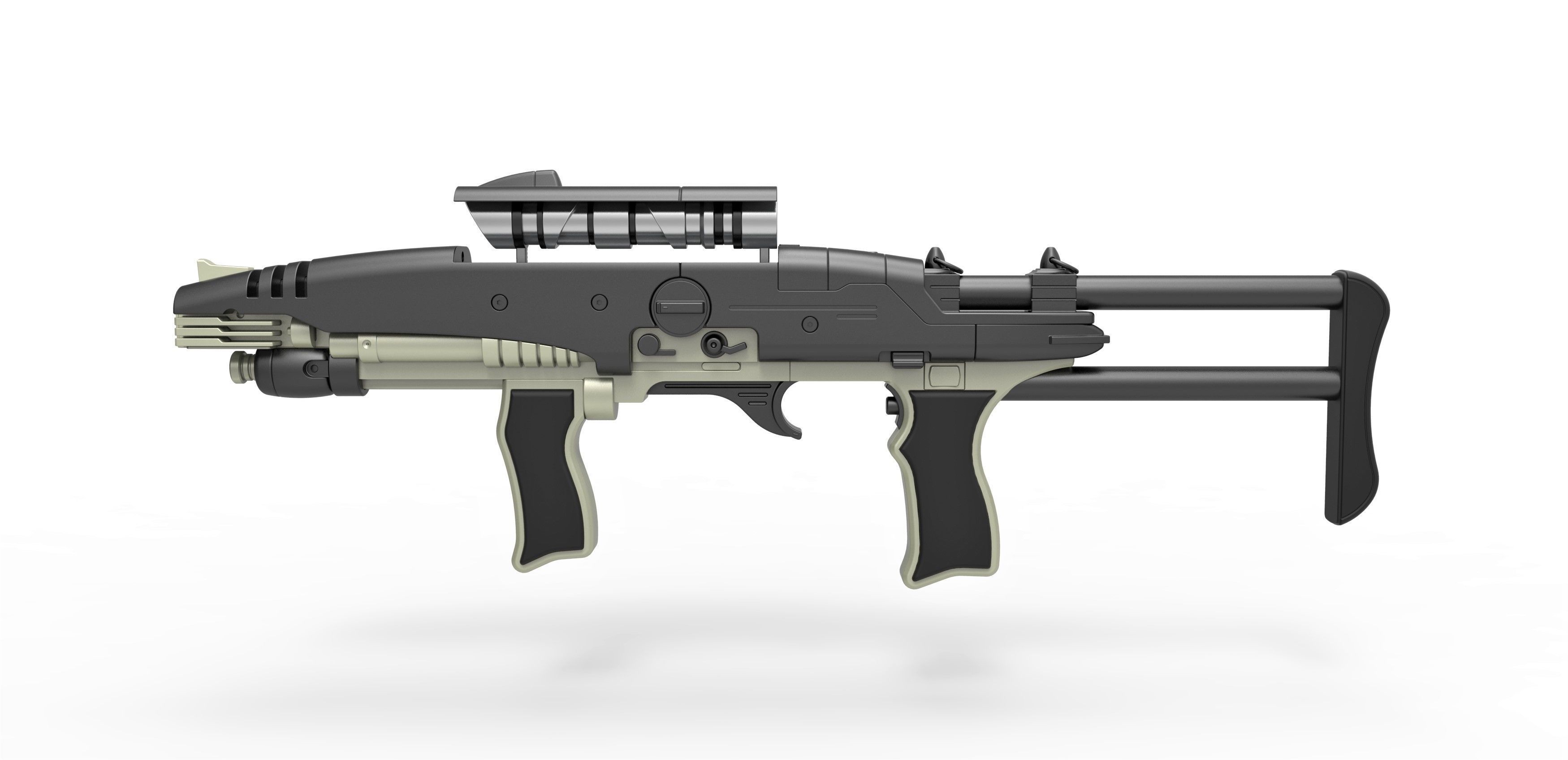 Hero MACO Particle Rifle from Star Trek Enterprise 3D model | CGTrader