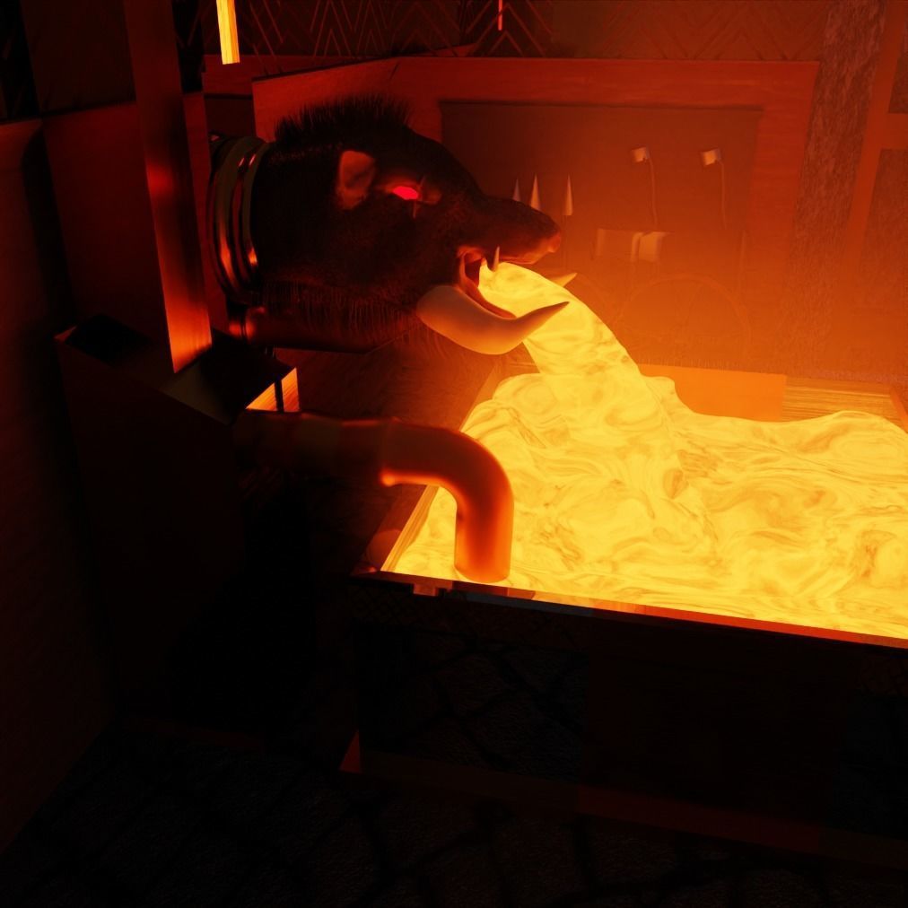 Dwarf forge by Vladimir Kiselev free 3D model | CGTrader