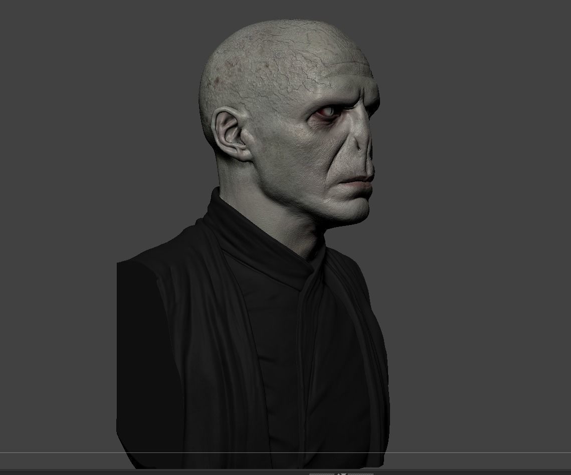 Lord Voldemort 3D model 3D printable | CGTrader