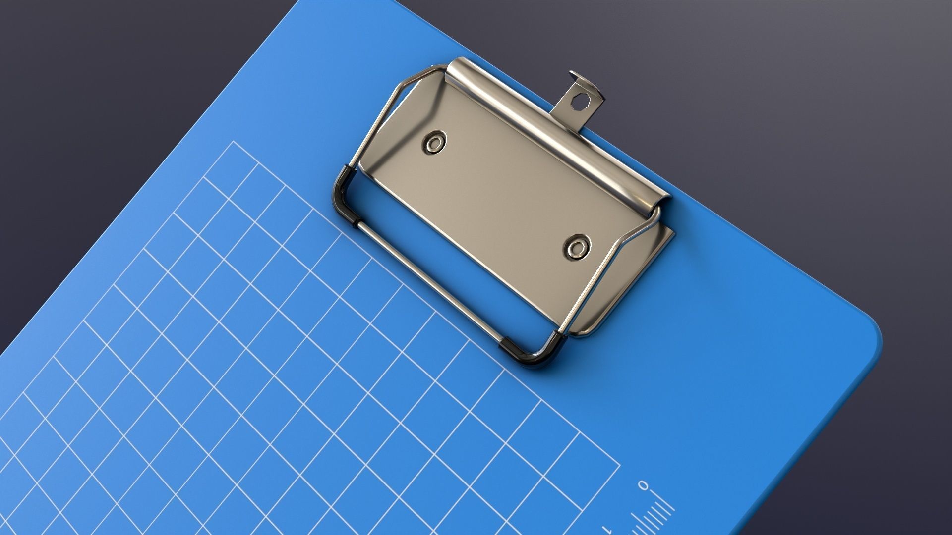 3D model Clipboard with wall hanger VR / AR / low-poly | CGTrader