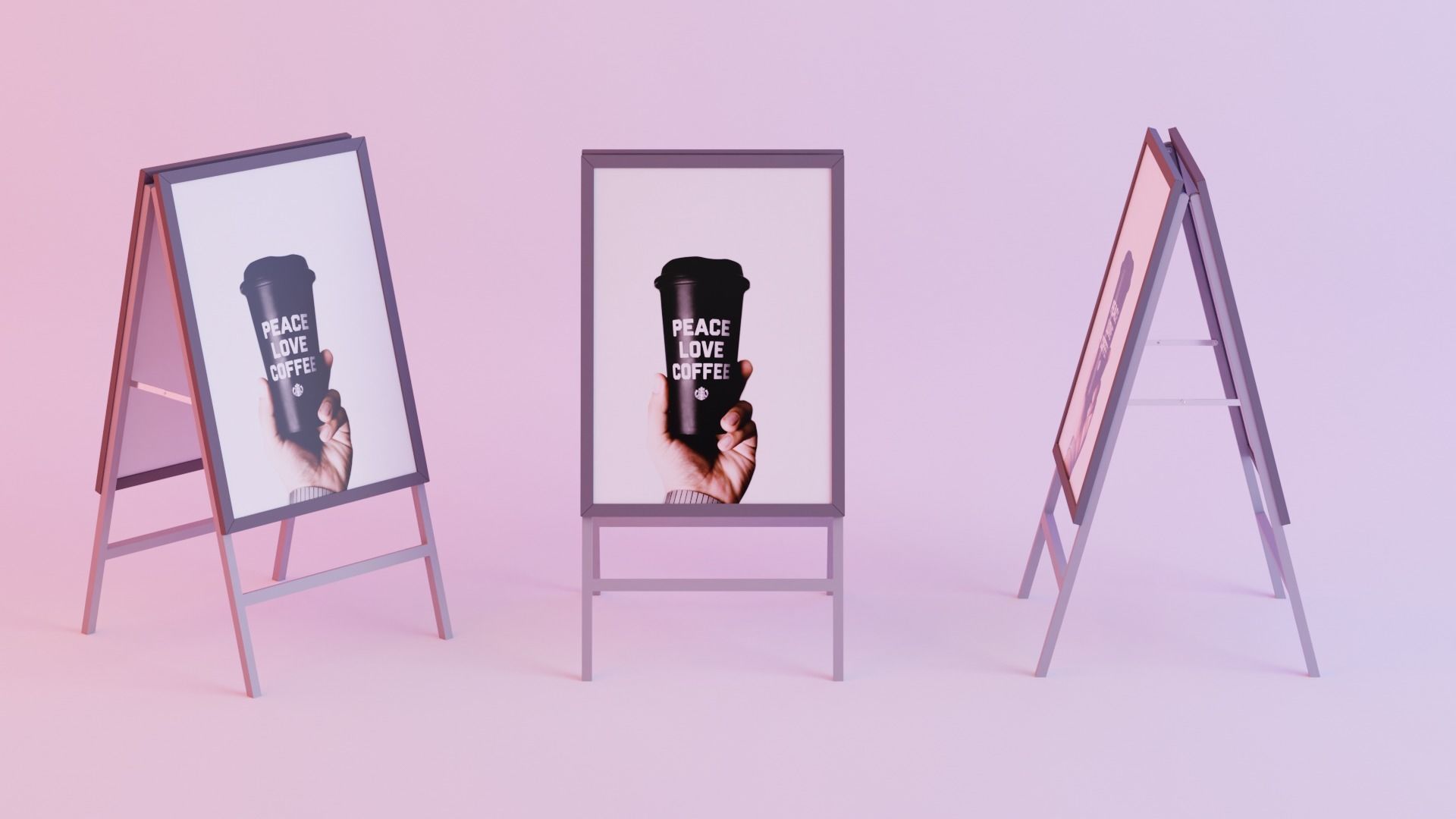 3D model Advertisement Panel | CGTrader