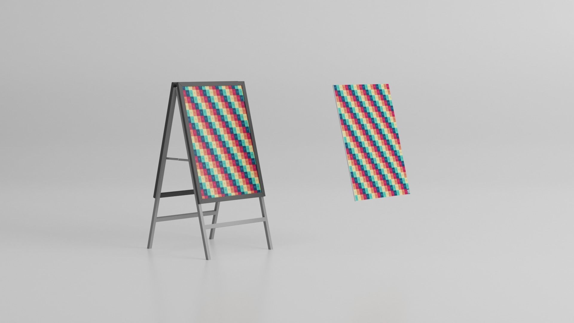 Advertisement Panel 3D model | CGTrader