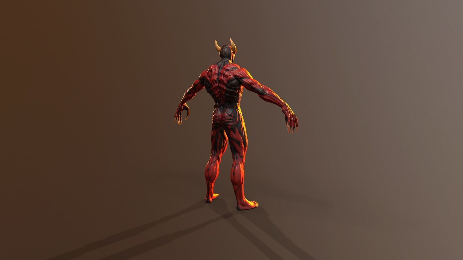 3D model Silent Demon VR / AR / low-poly rigged animated | CGTrader