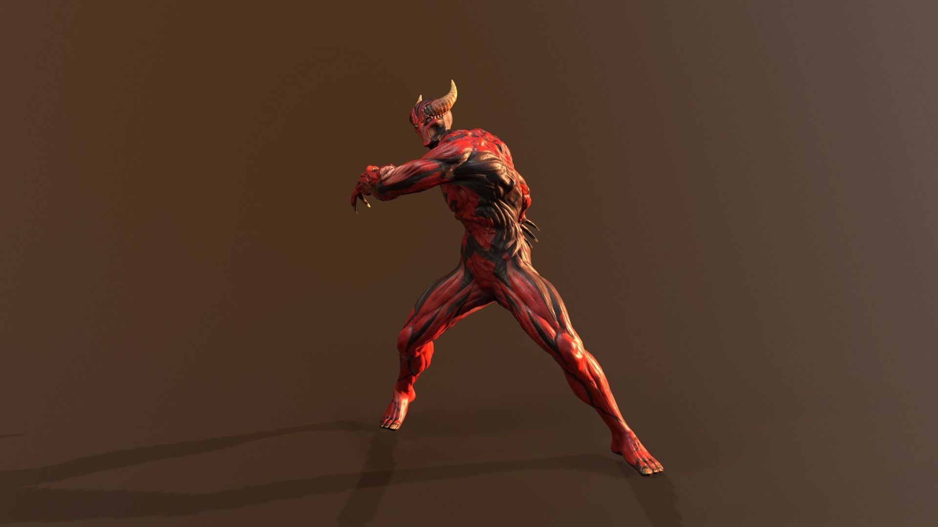 3D model Silent Demon VR / AR / low-poly rigged animated | CGTrader