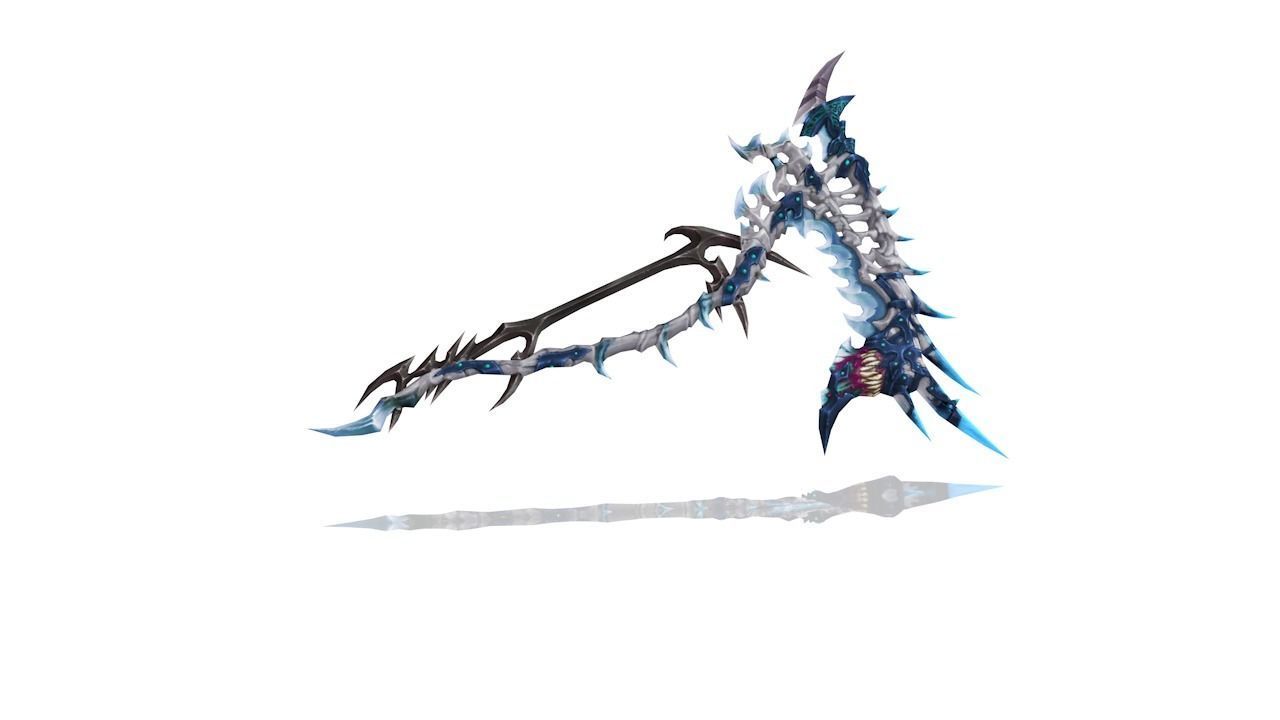 3D model Bone Scythe VR / AR / low-poly | CGTrader