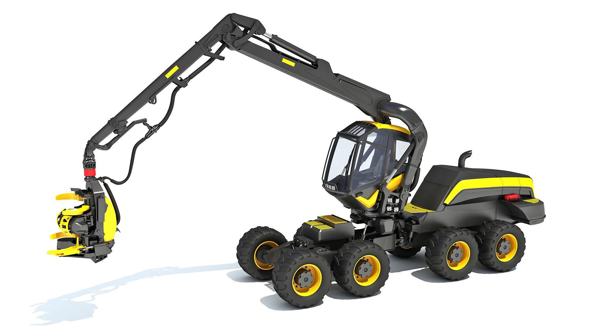 Forestry Harvester 3D model | CGTrader