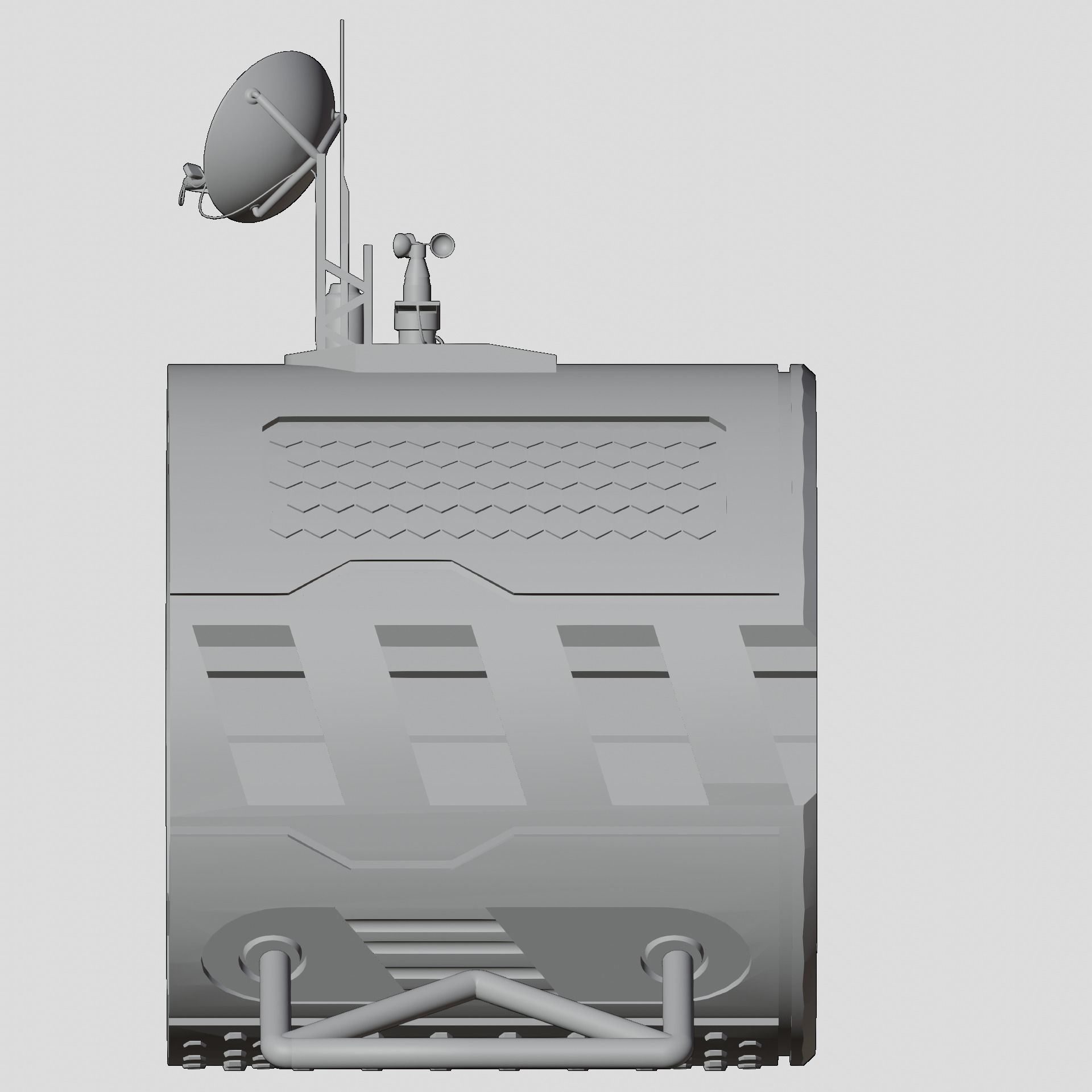 Space living pod free 3D model | CGTrader