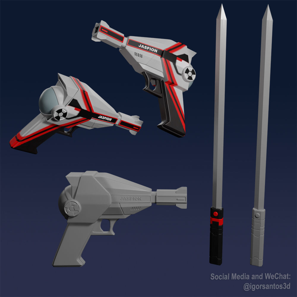 The Fantastic Jaspion 3D model 3D printable | CGTrader