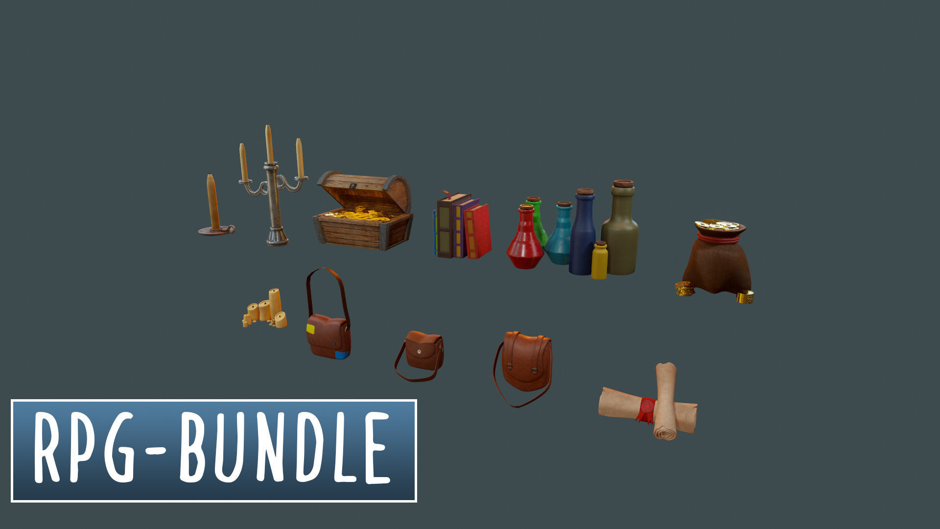 RPG BUNDLE - 10 ASSETS ITENS for a Rpg Adventure free VR / AR / low ...