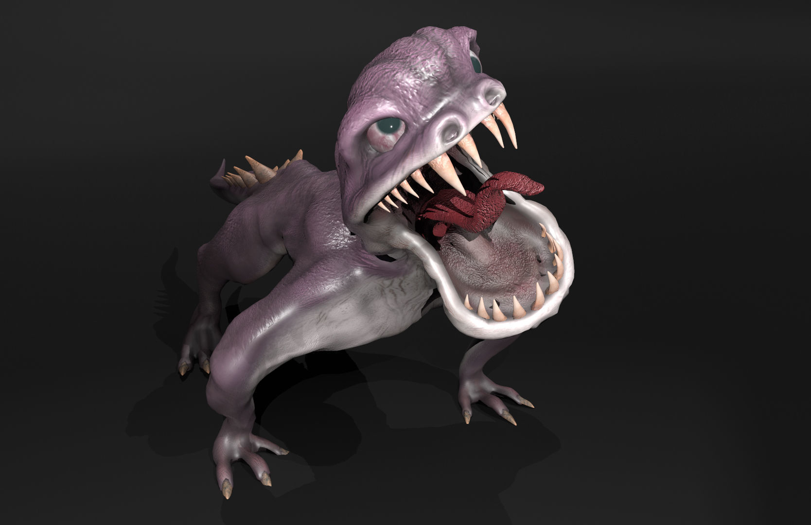 3D model Angry Bite VR / AR / low-poly | CGTrader