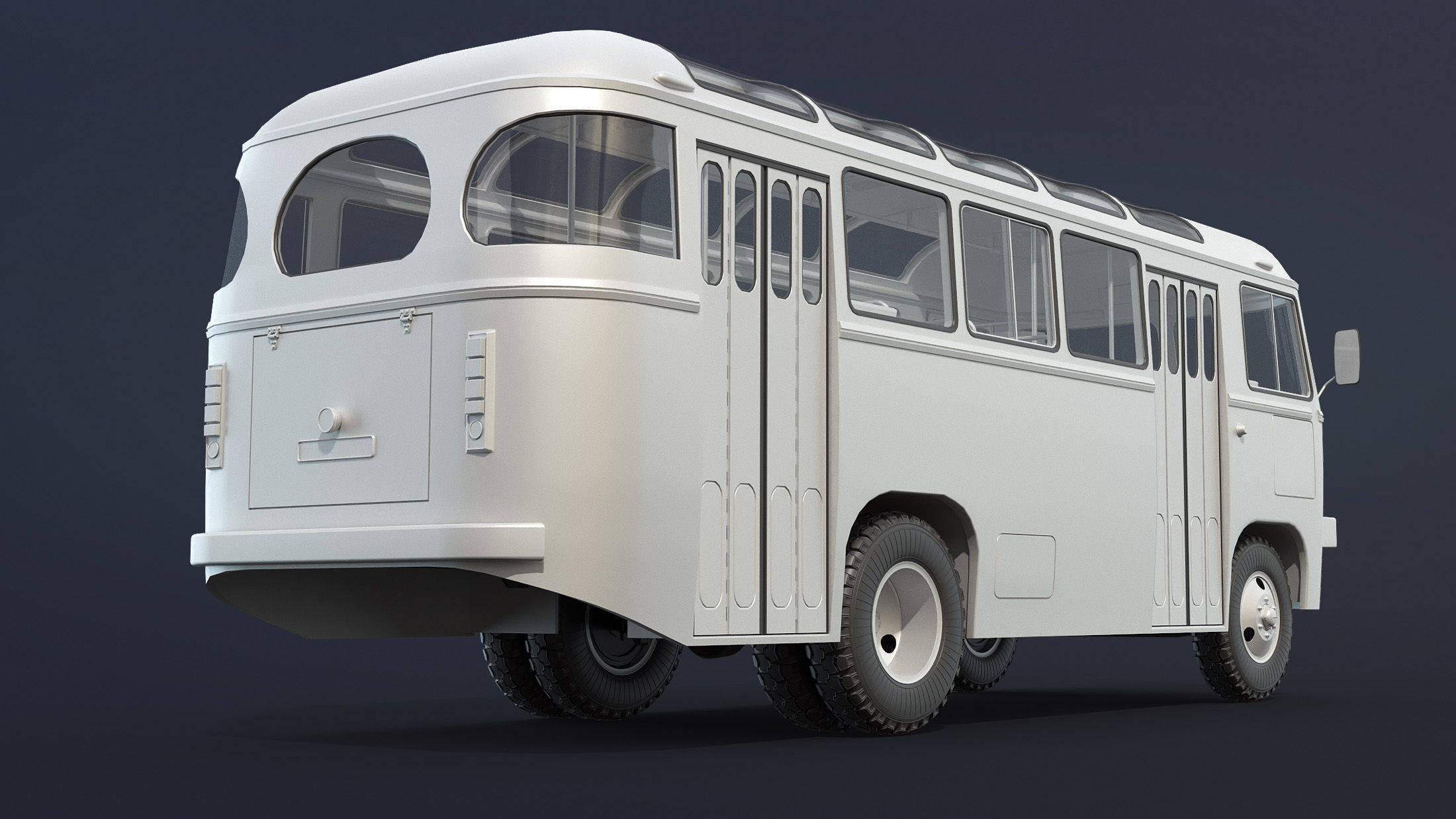 PAZ-672 Mid-Poly 3D model | CGTrader