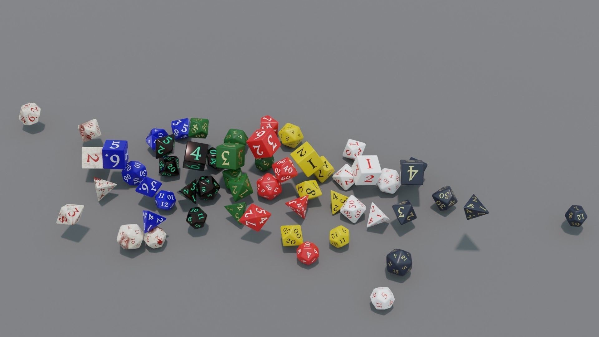 3D model BIG RPG Dice asset VR / AR / low-poly | CGTrader