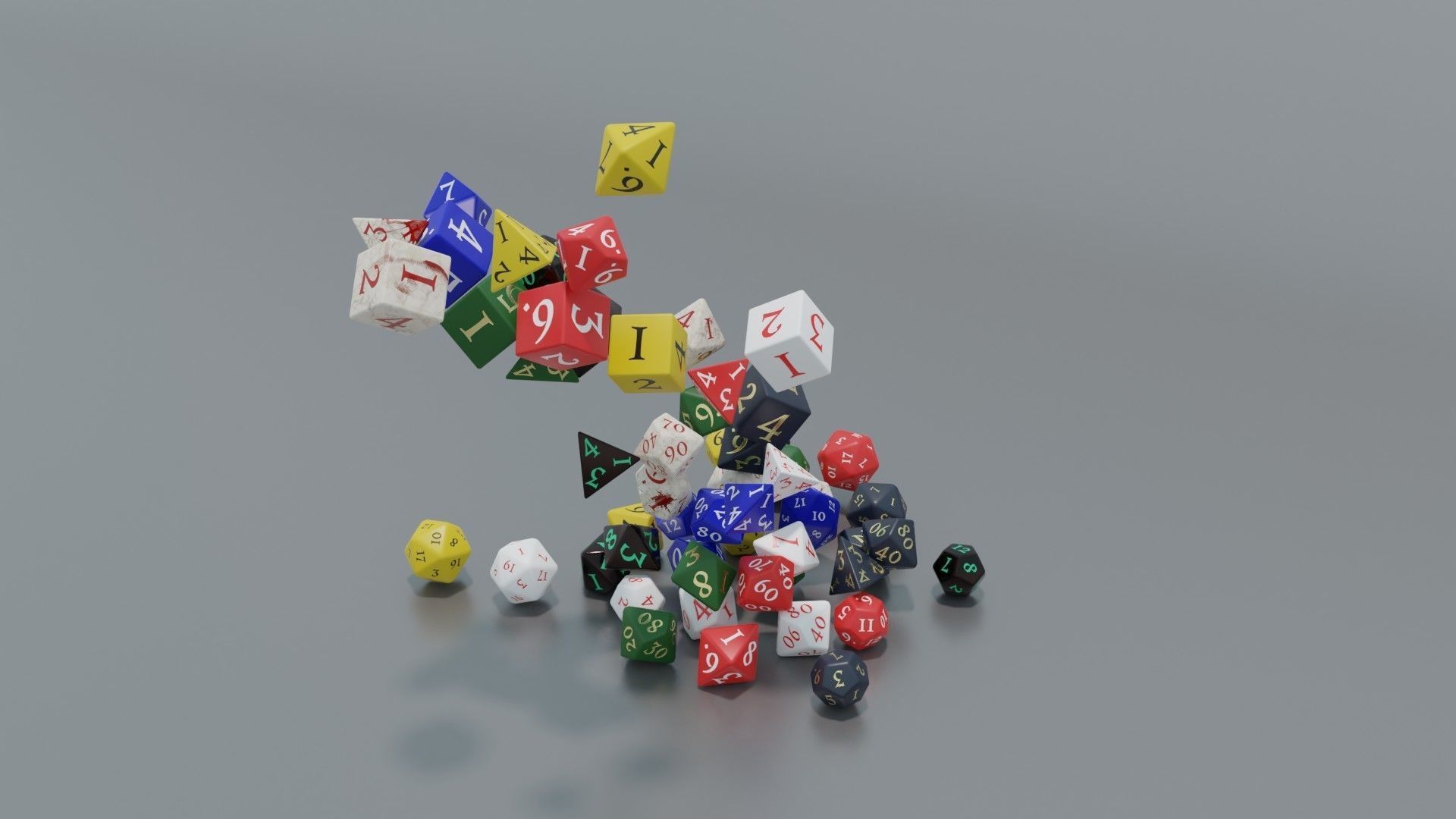 3D model BIG RPG Dice asset VR / AR / low-poly | CGTrader