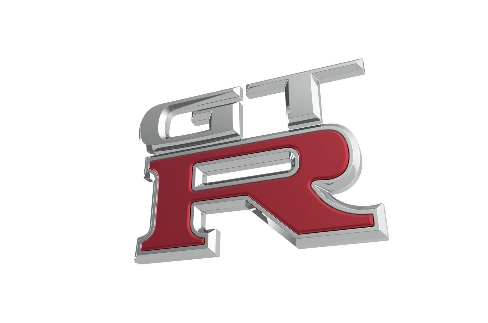 GT-R Logo emblem 3D model 3D printable | CGTrader