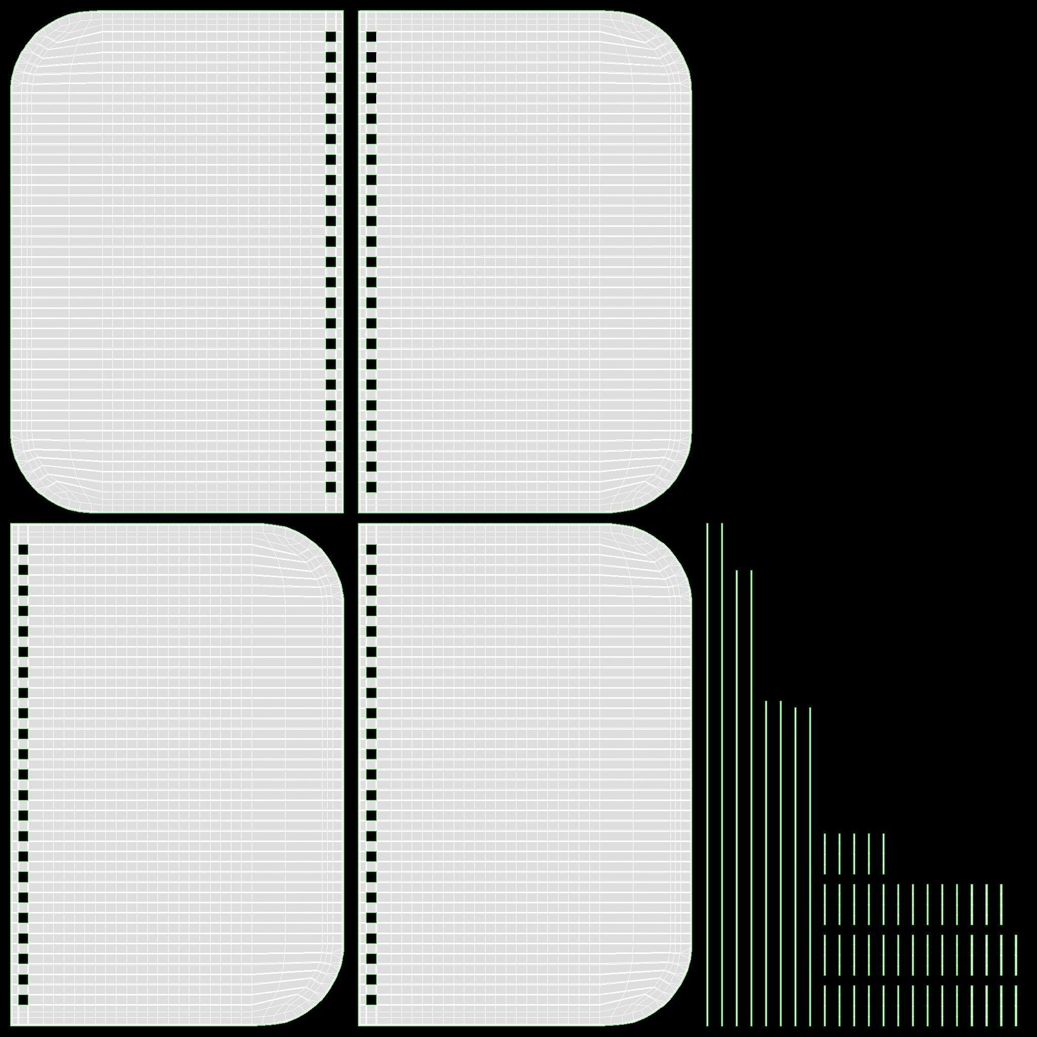 Notebook pad with spiral 05 flipped 3D model | CGTrader