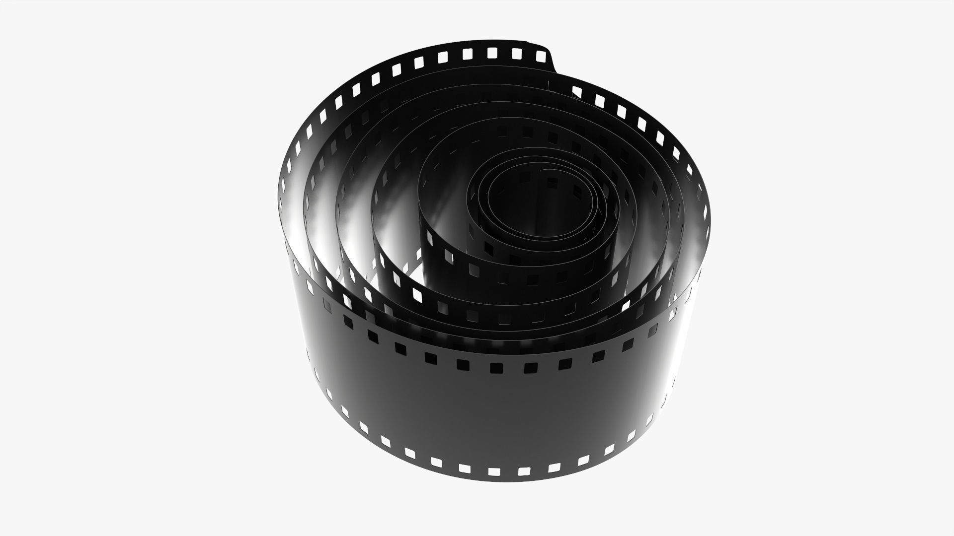 Photographic film roll 3D model | CGTrader