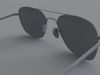 Sunglasses Randolph Aviator Gold Polarized 3D model | CGTrader