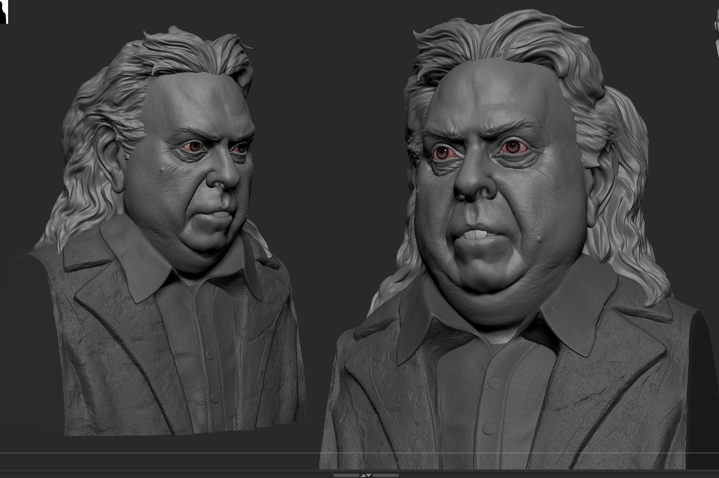 Peter Pettigrew - Wormtail bust 3D model 3D printable | CGTrader