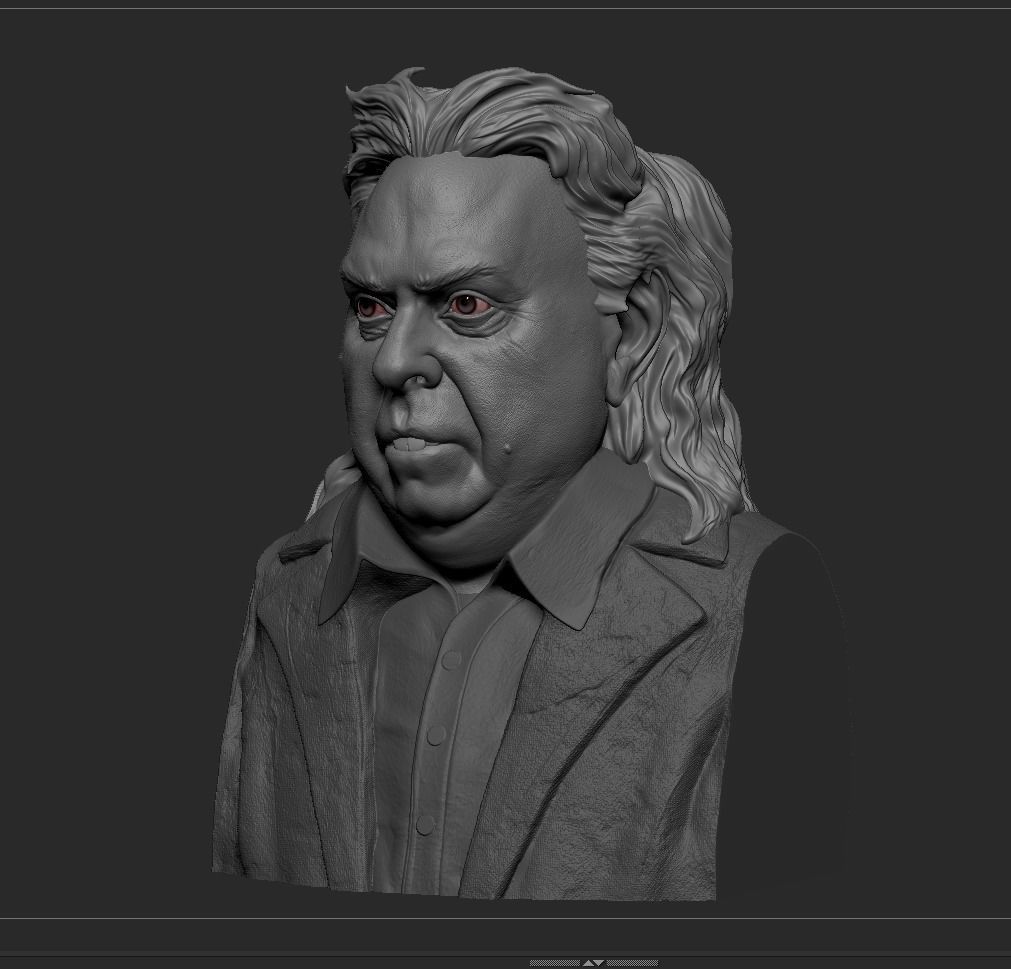 Peter Pettigrew - Wormtail bust 3D model 3D printable | CGTrader