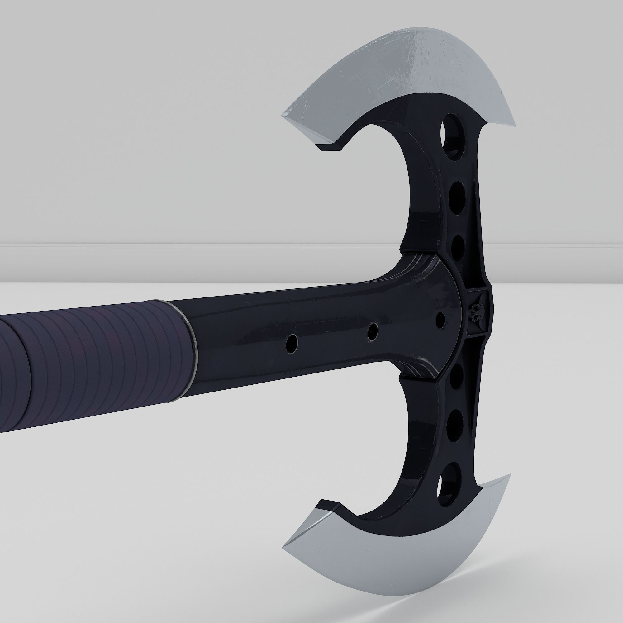 M48 Double Blade Axe 3D model | CGTrader