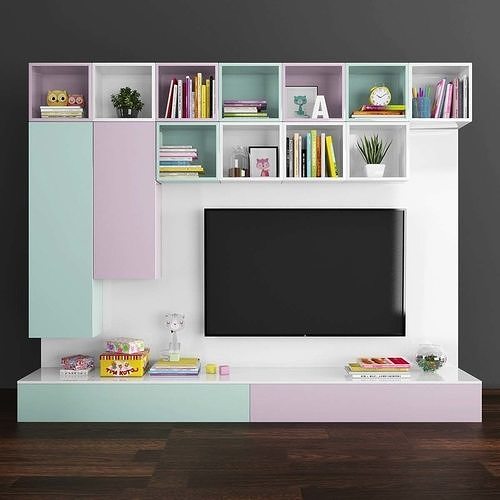 3D model Tv stand VR / AR / low-poly | CGTrader