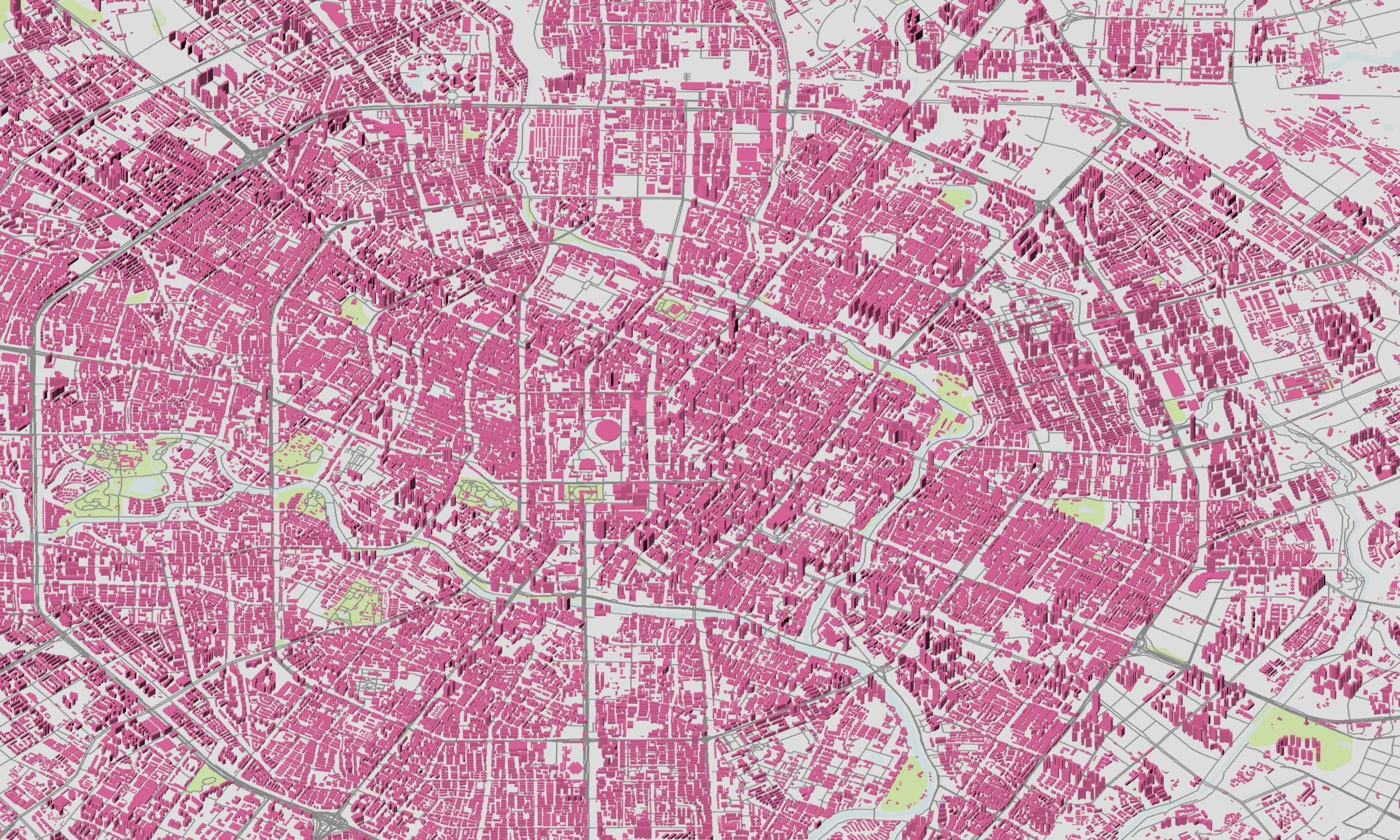 Chengdu City urban planning maquett building Terrain 3D model | CGTrader