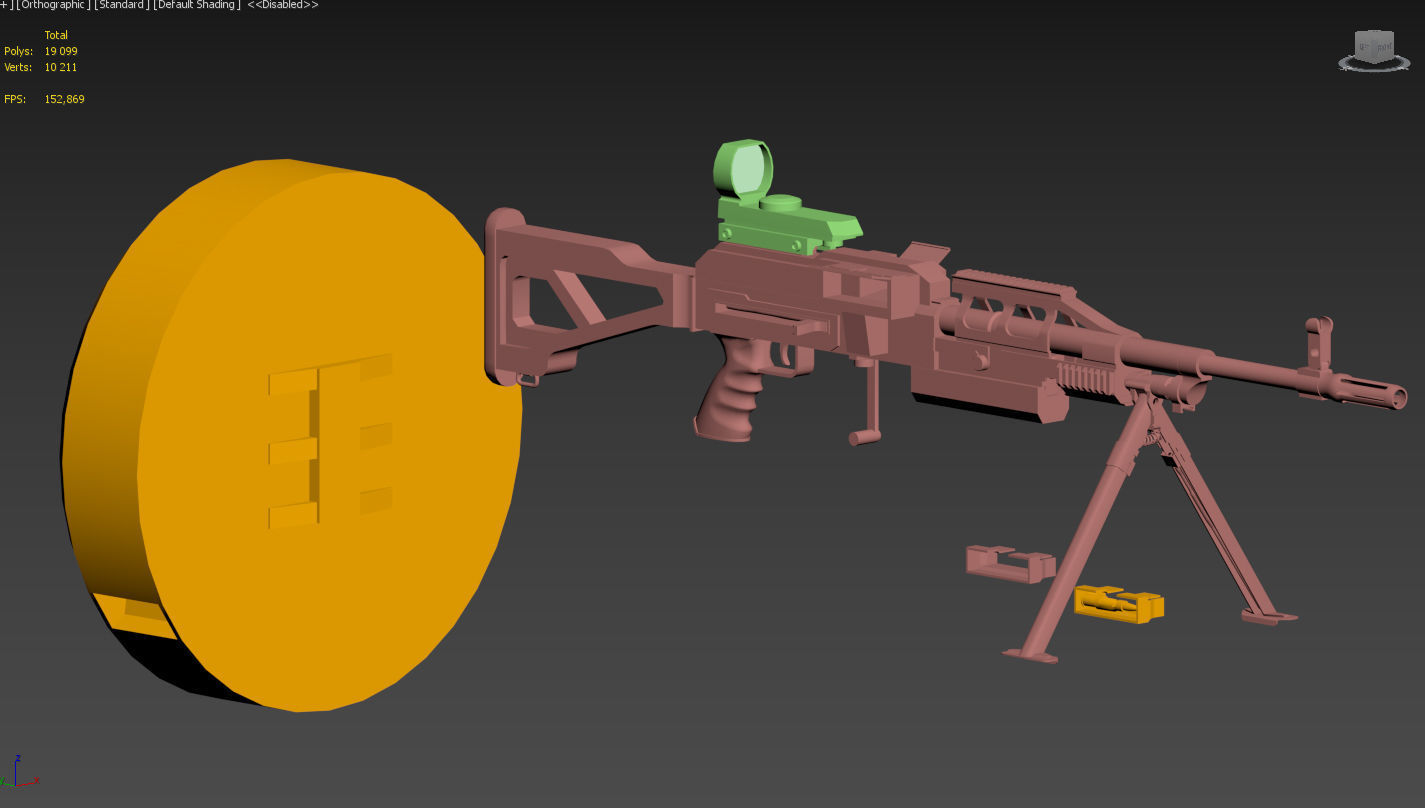 3D model PKM-21 VR / AR / low-poly | CGTrader