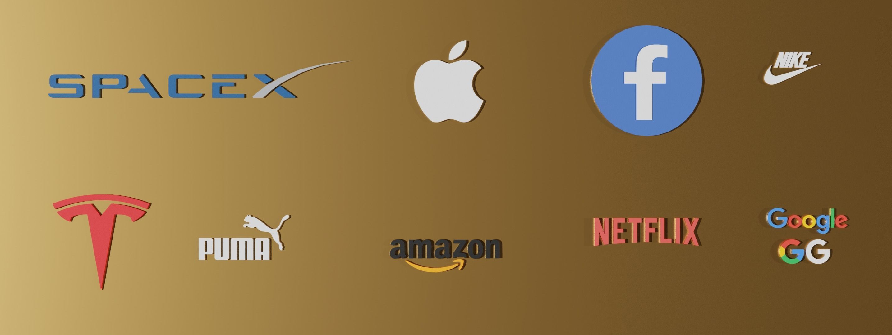 Logos free 3D model | CGTrader