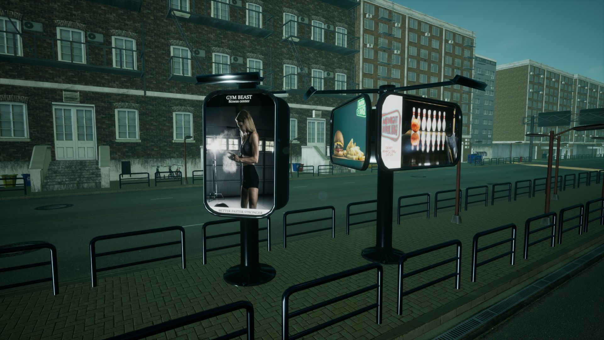 3D model Advertising Panels 6 Unreal Engine VR / AR / low-poly | CGTrader
