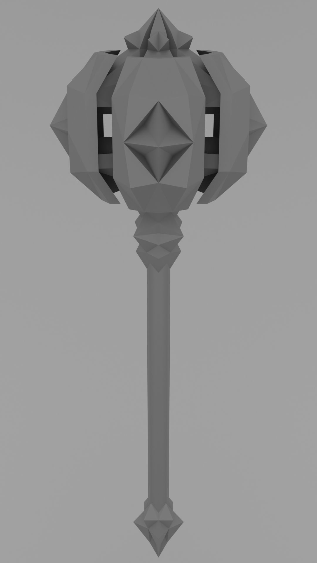 3D model Crystal Mace VR / AR / low-poly | CGTrader