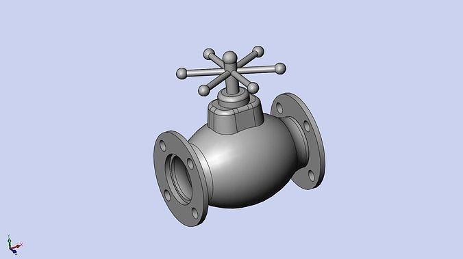 Valve design 3D model | CGTrader