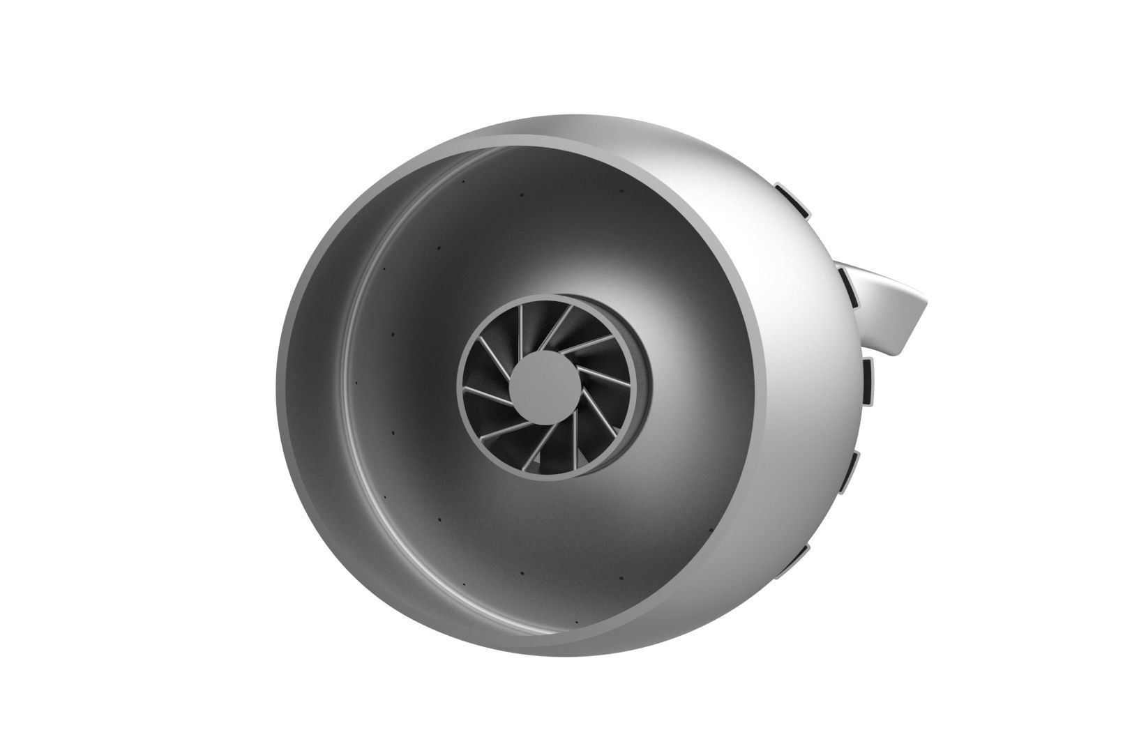 Turbojet engine combustion liner chamber 3D model 3D printable | CGTrader