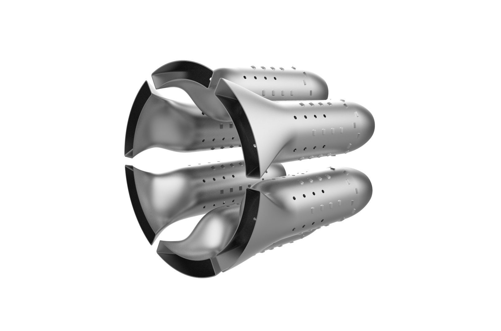 Turbojet engine combustion liner chamber 3D model 3D printable | CGTrader
