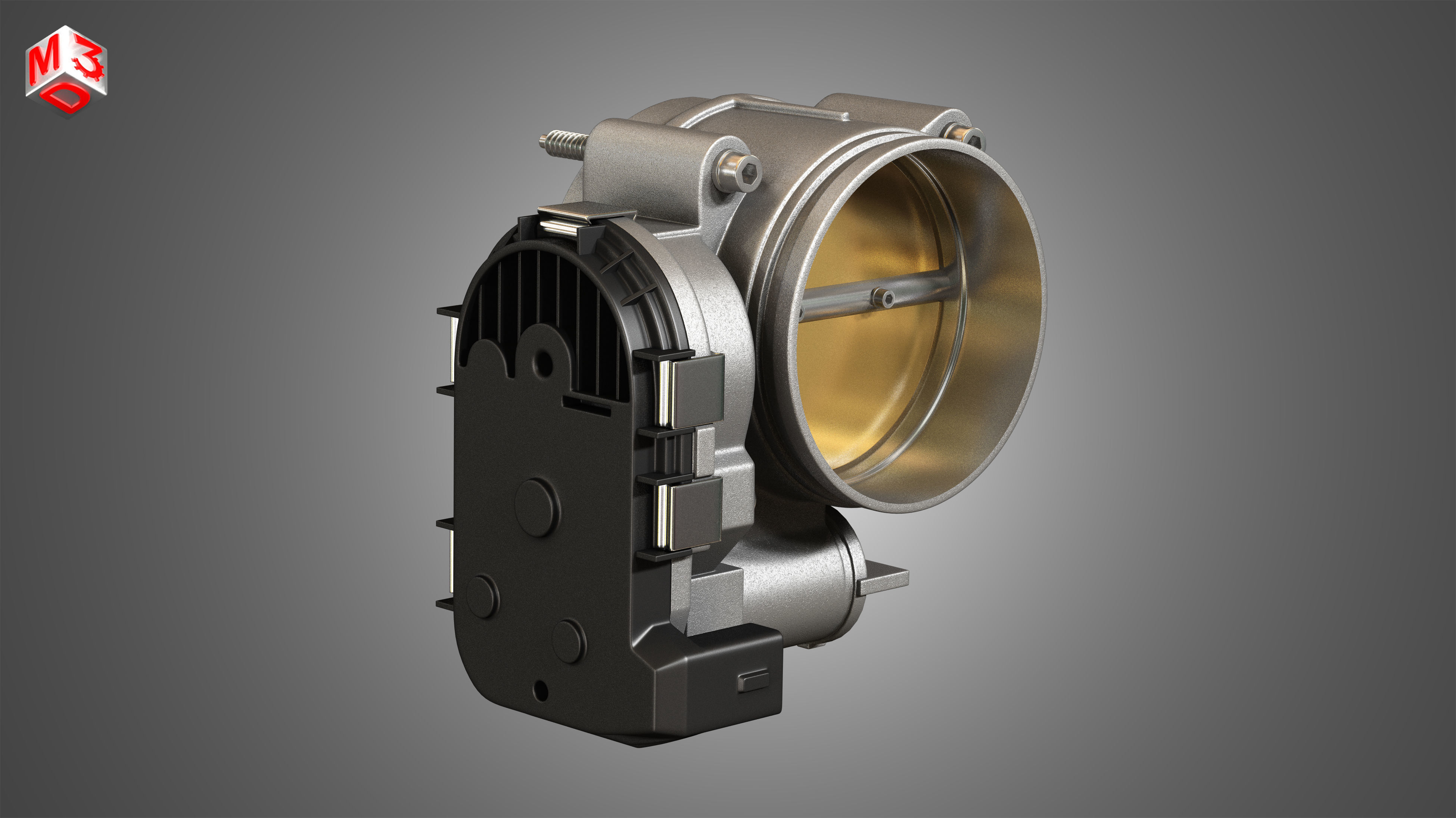 Electronic Throttle Body 3D model | CGTrader