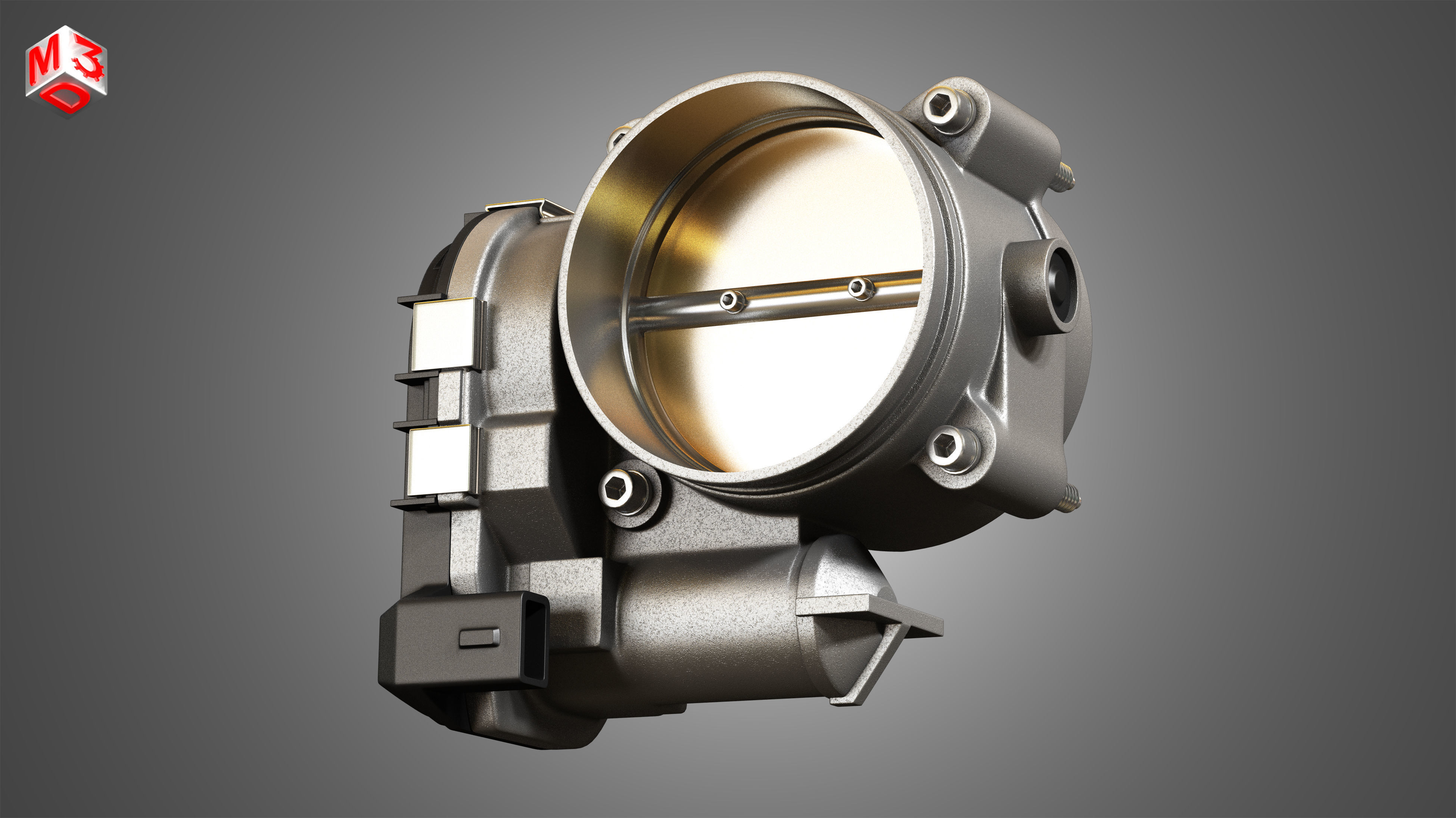 Electronic Throttle Body 3D model | CGTrader