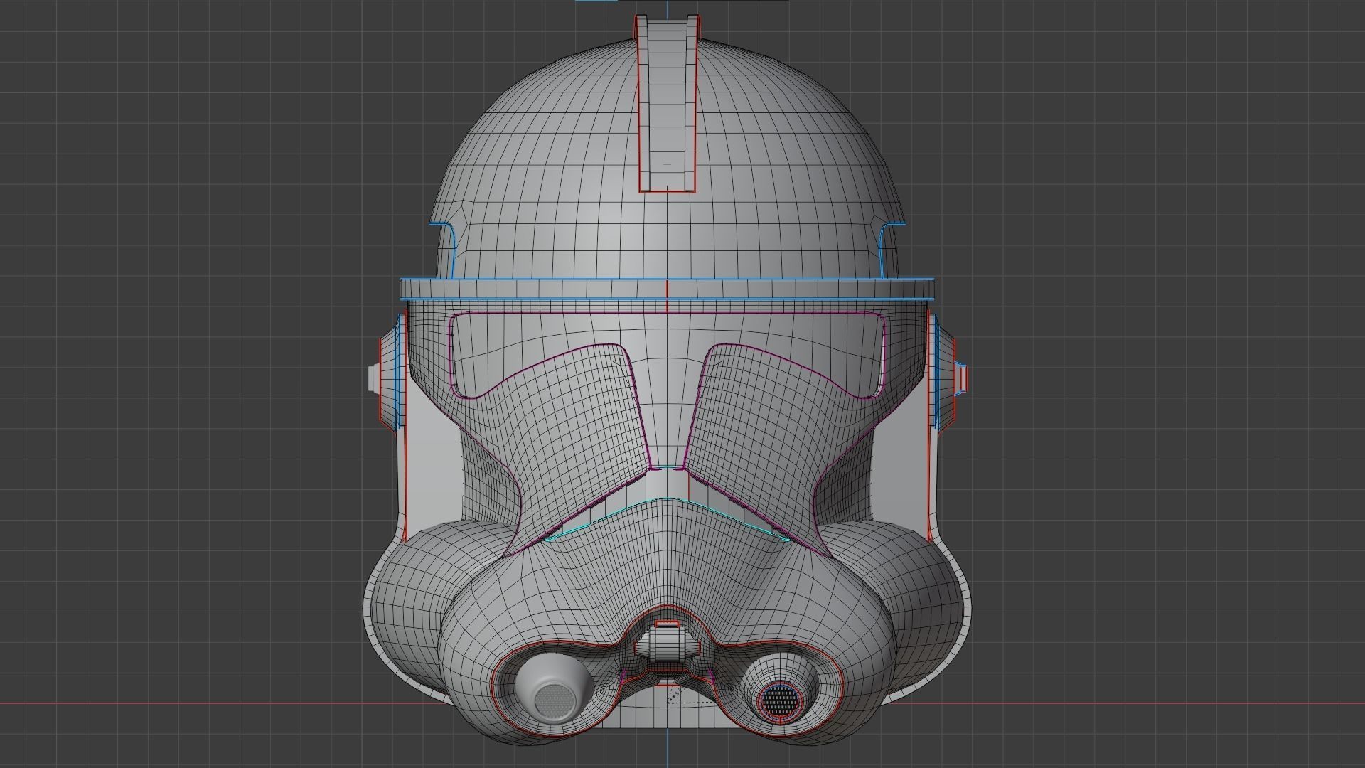 3D model Star Wars Clone Trooper Helmet VR / AR / low-poly | CGTrader