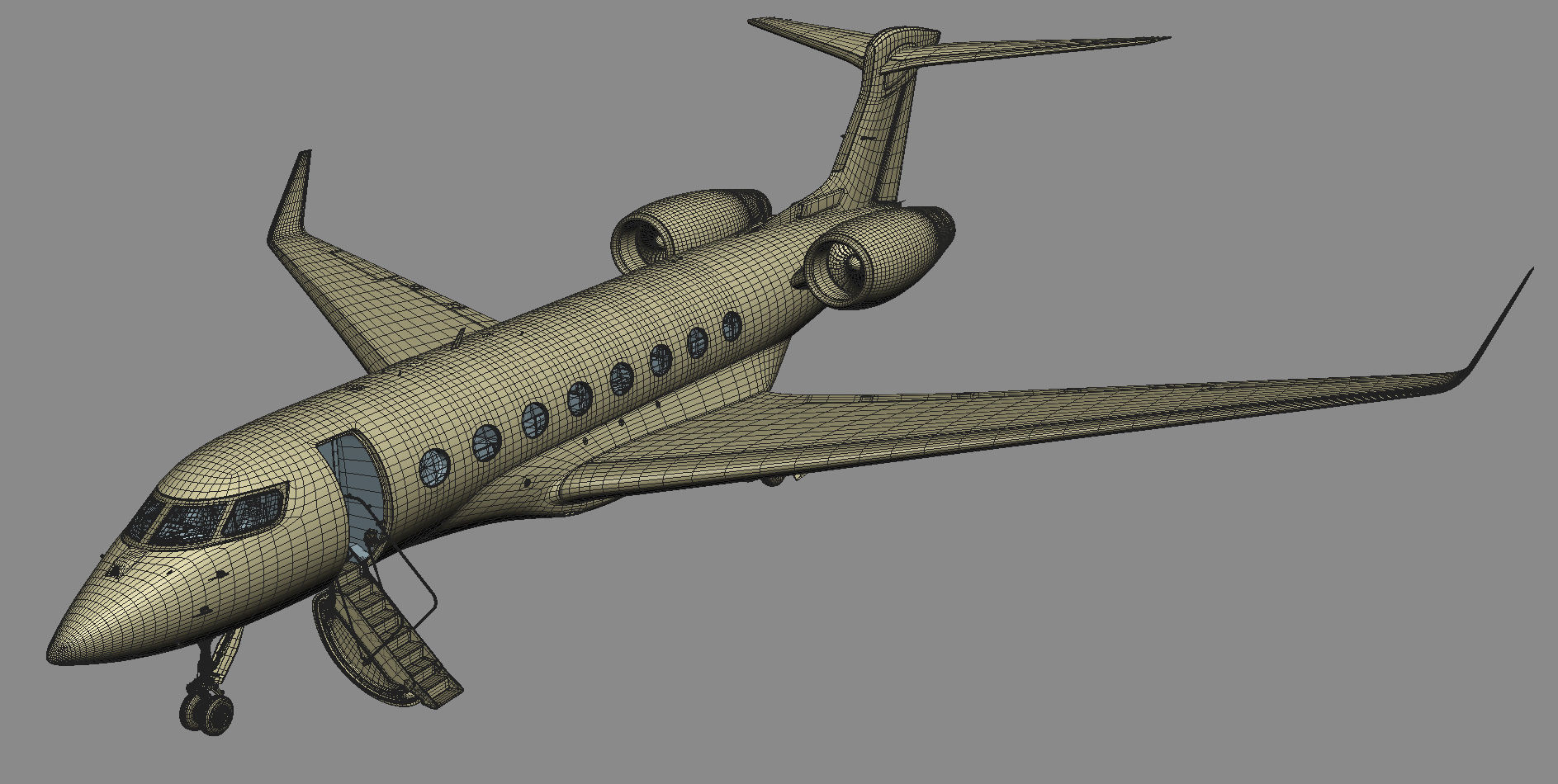 Gulfstream G650 Business Jet 3D model | CGTrader