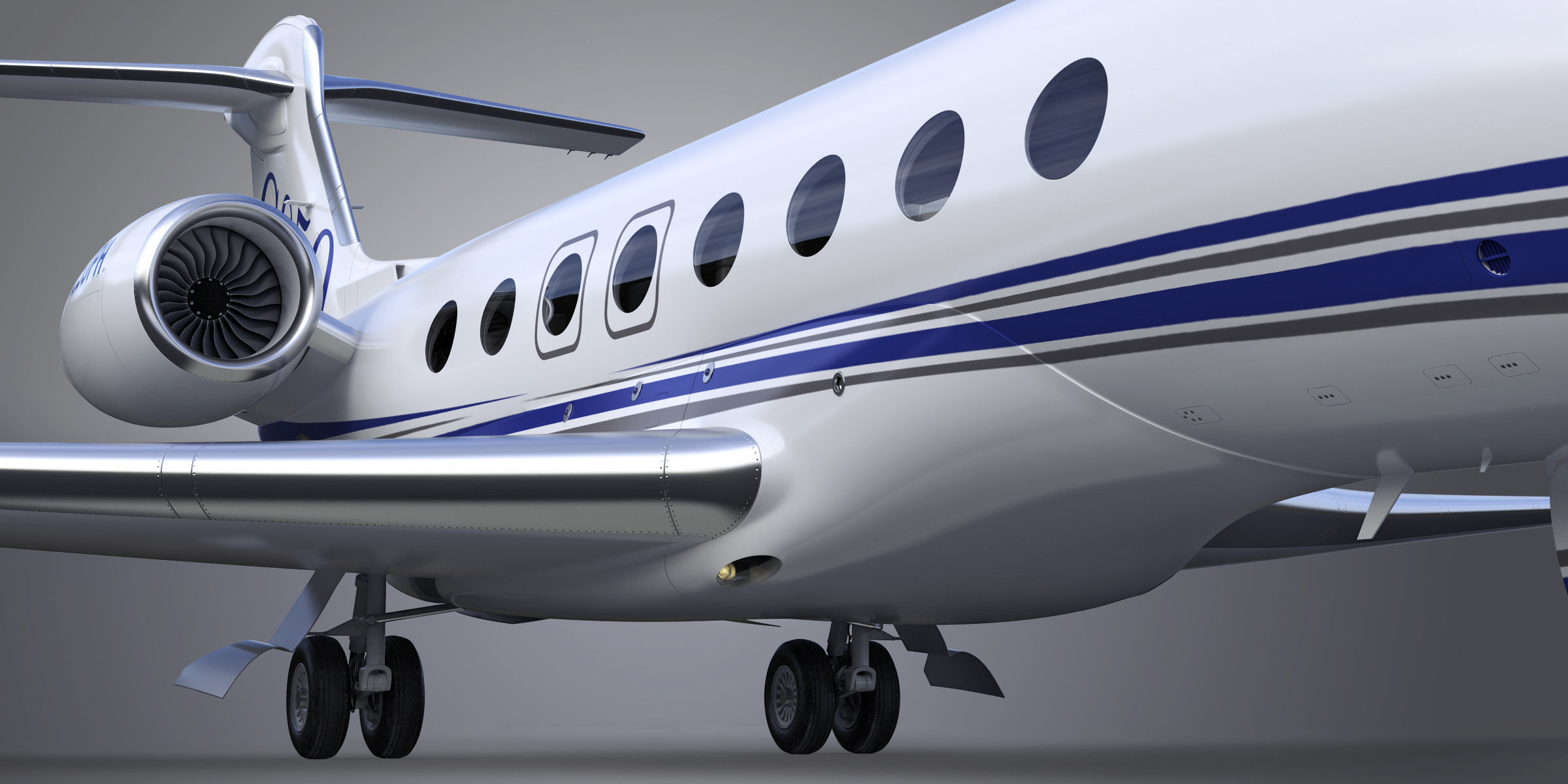 Gulfstream G650 Business Jet 3D model | CGTrader